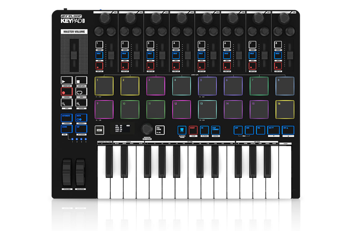 Reloop Keypad Pro: un teclado MIDI inalámbrico con mucho control e integración con Bitwig ...